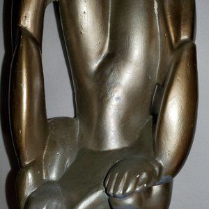 Accents | True Vintage Art Deco Chalkware Statue | Poshmark